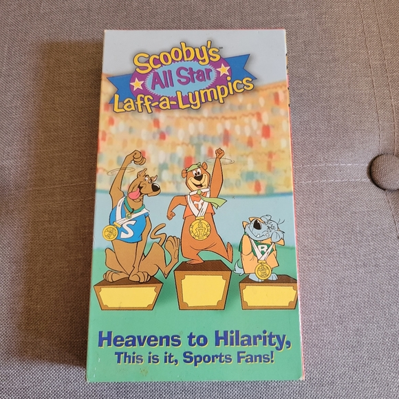 Warner Bros Media Scoobys All Star Laff Alympics Vhs Heavens To Hilarity 97796 Hannabarbera
